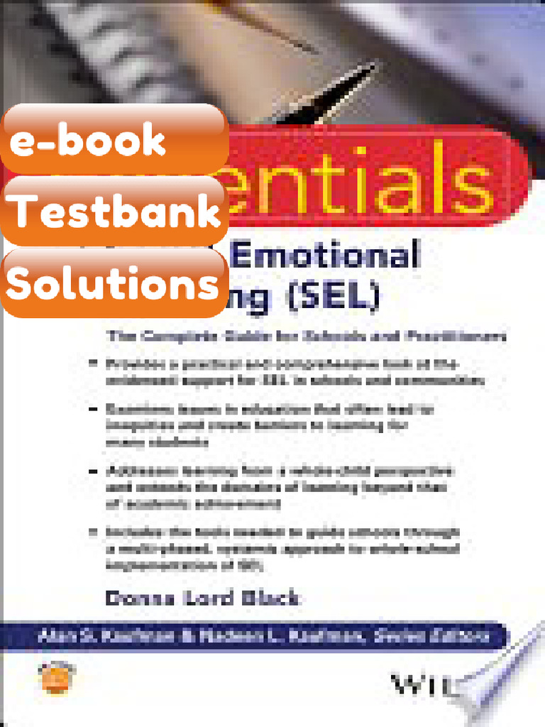 Essentials of Social Emotional Learning SEL Donna Black eBook ...