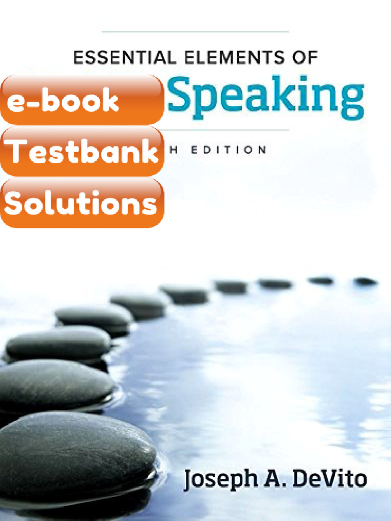 Testbank - Essential Elements of Public Speaking 6th Edition | PDF ...