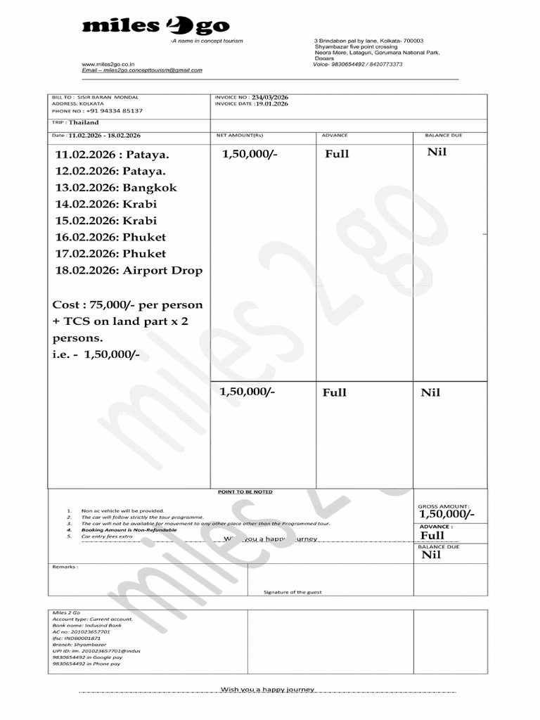 Proforma Voucher for Mr Sisir Baran Mondal_260122_161731 | PDF