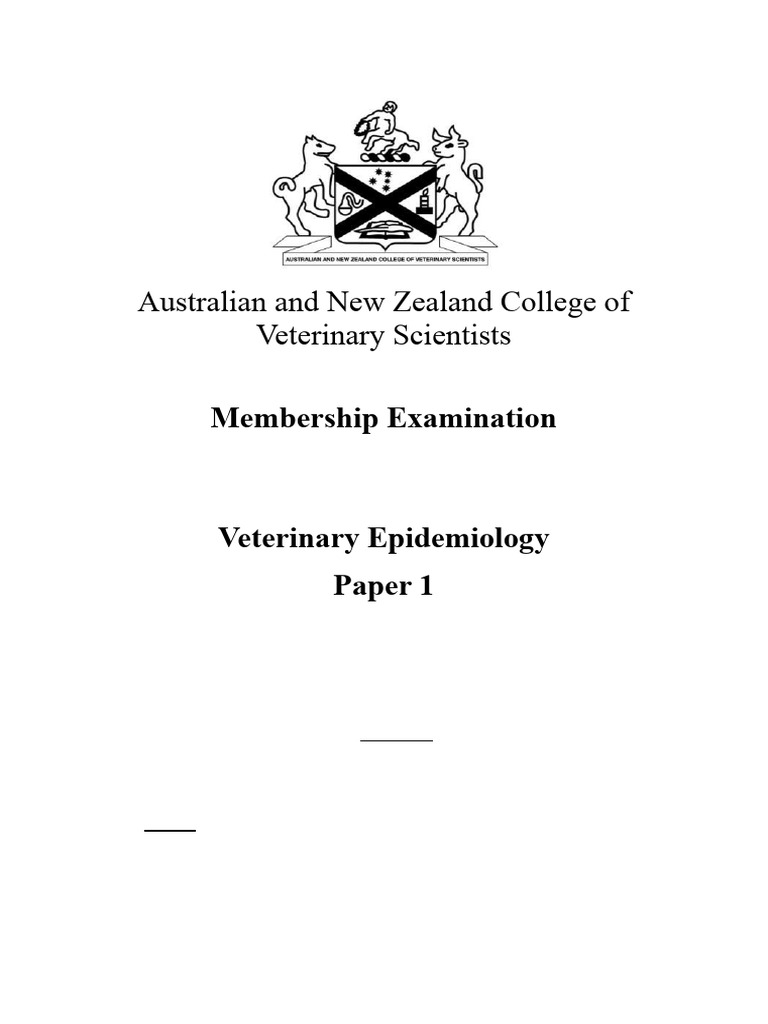 Veterinary Epidemiology | PDF | Sensitivity And Specificity | Epidemiology