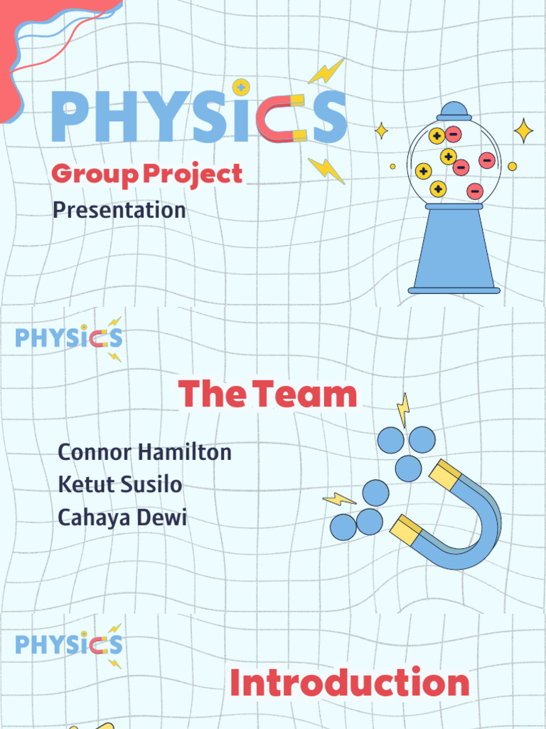 Soft Light Blue Fun Science Physics Presentation | PDF