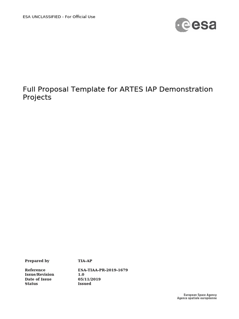5G for L'ART_Demo Projects-Full_Proposal_Template | PDF