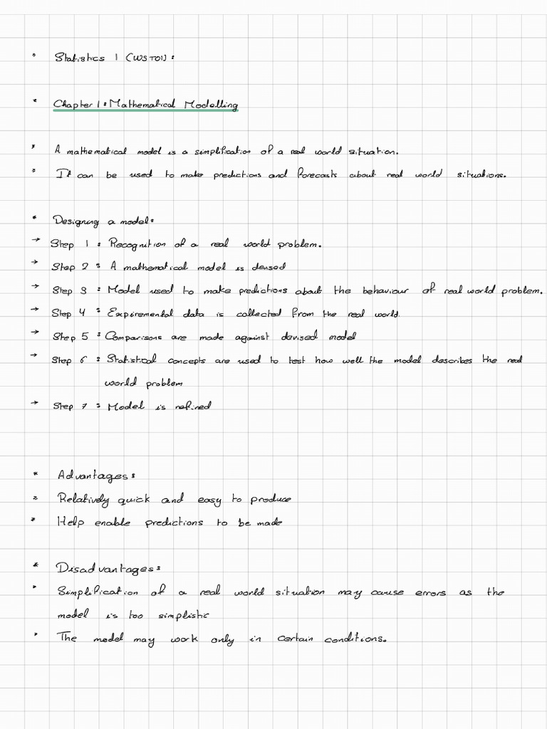 S1 Summary Notes, Final | PDF