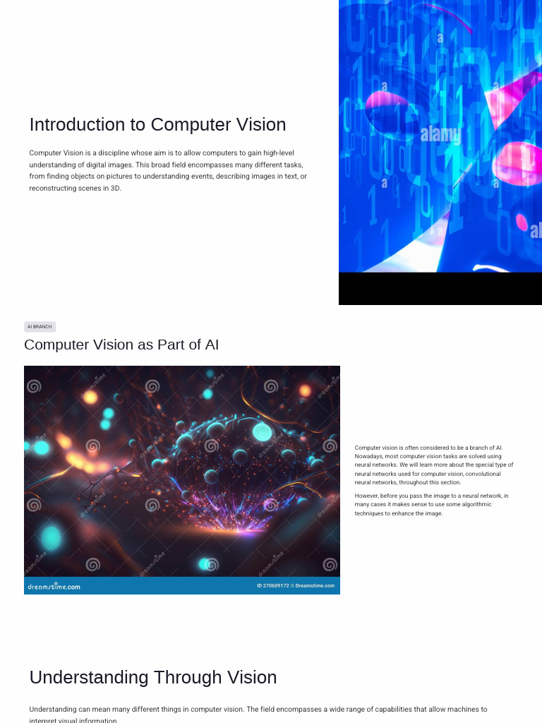 5] Introduction to Computer Vision | PDF | Computer Vision | Artificial ...