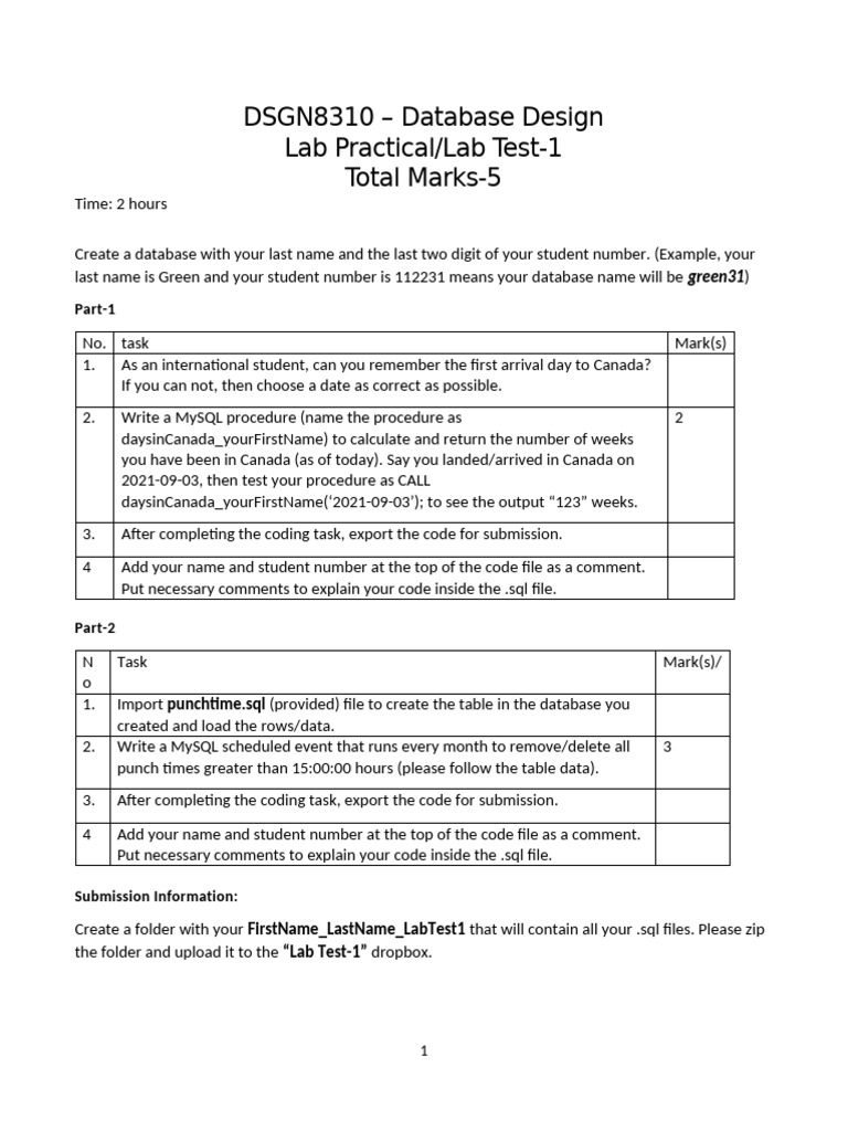 Dsgn8310 Lab Test-11 | PDF