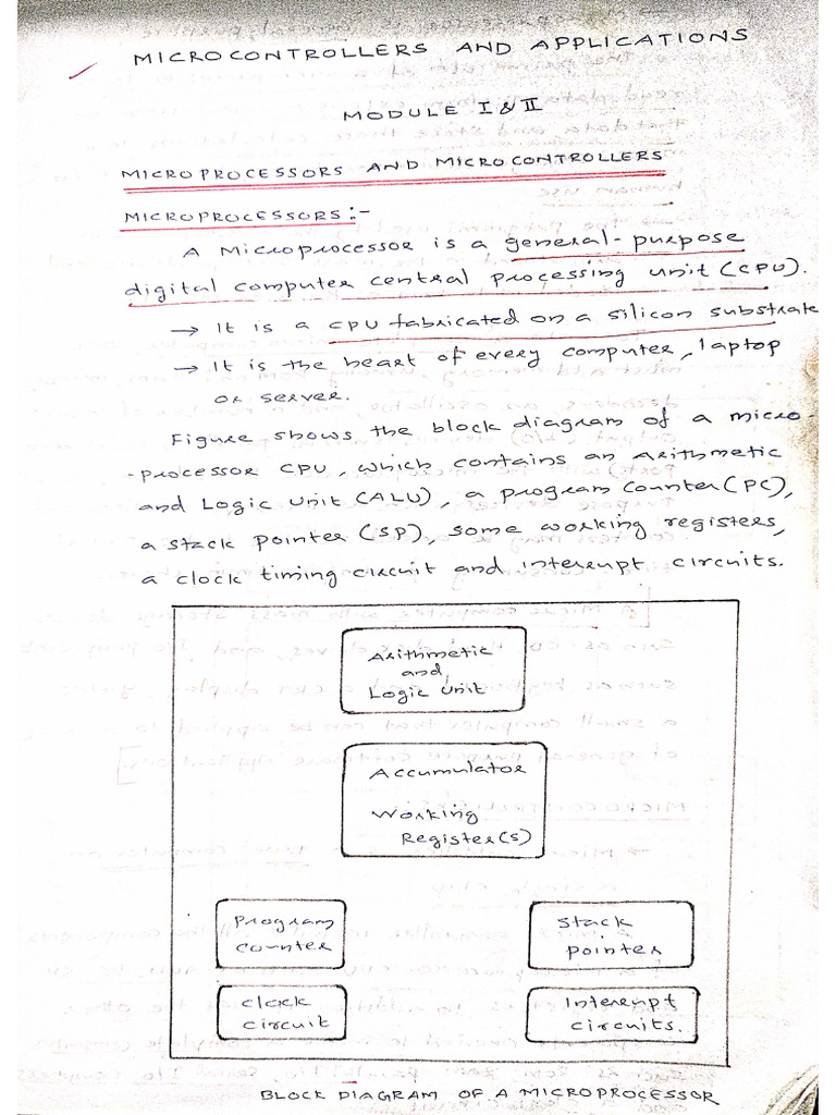 8051 MC Notes-1 | PDF
