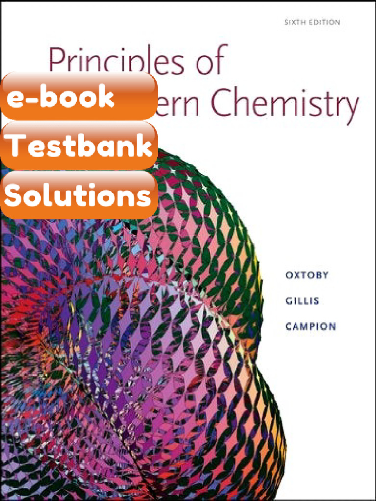 Testbank - Principles of Modern Chemistry | PDF | Subscription Business ...