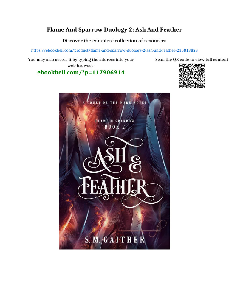 Flame and Sparrow Duology 2: Ash and Feather full | PDF | Property