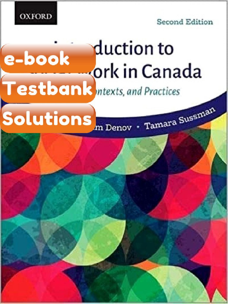 Testbank - Introduction To Social Work in Canada Histories Contexts and ...
