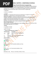 Conditional Statements in Pseudocode | PDF
