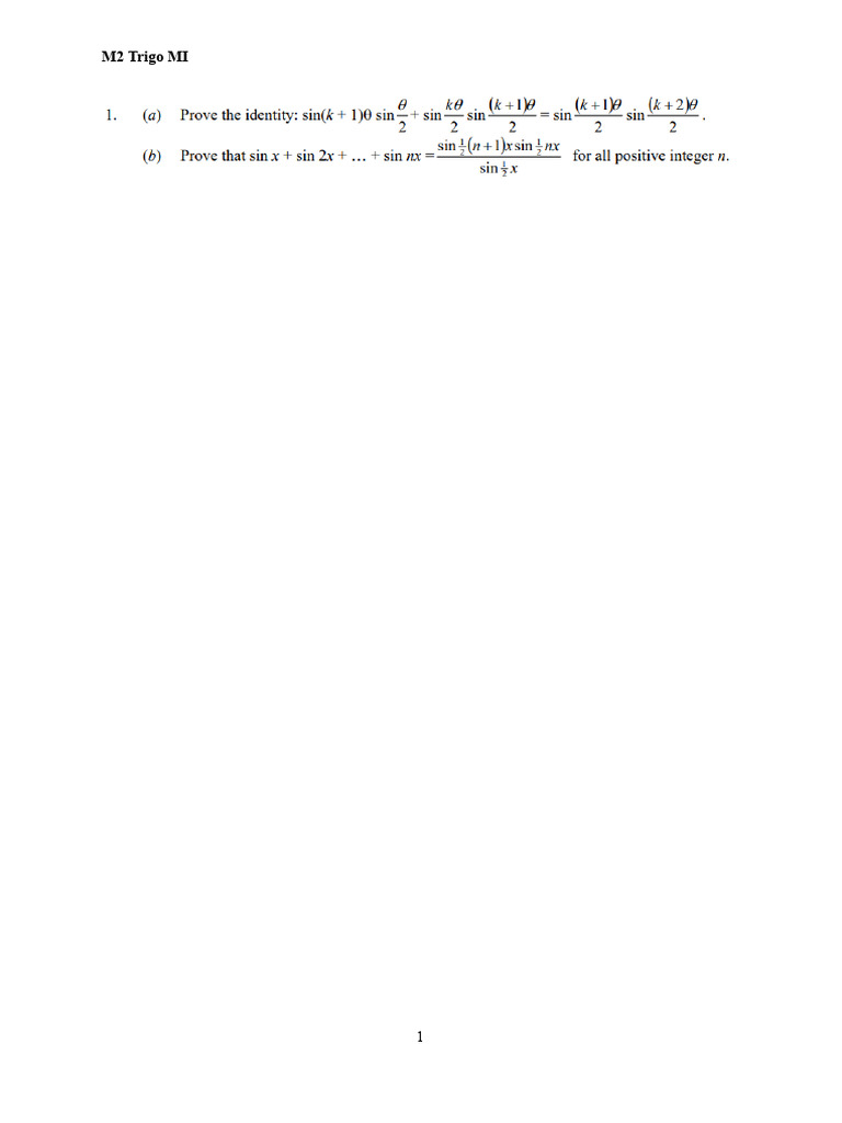 M2 Trigo MI | PDF