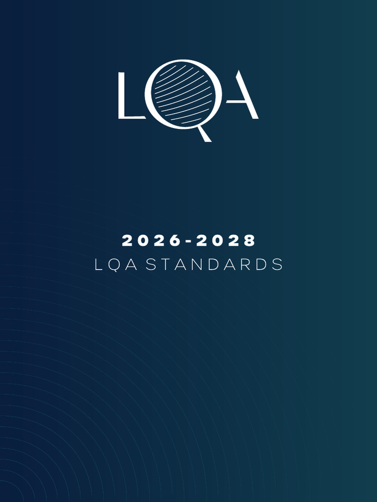 Lqa Standards 26-28 Updated 17 Nov 2025 | PDF