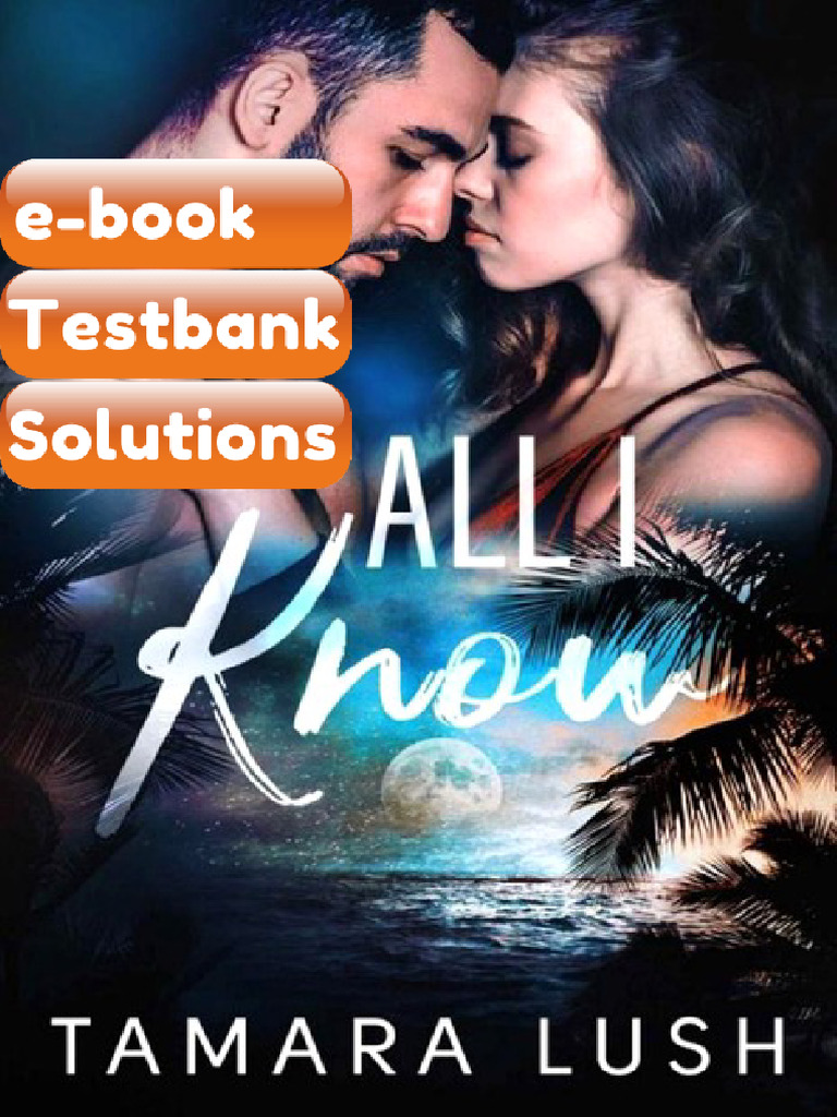 eBook & Testbank All I Know a Small Town Second Chance Romance Paradise ...