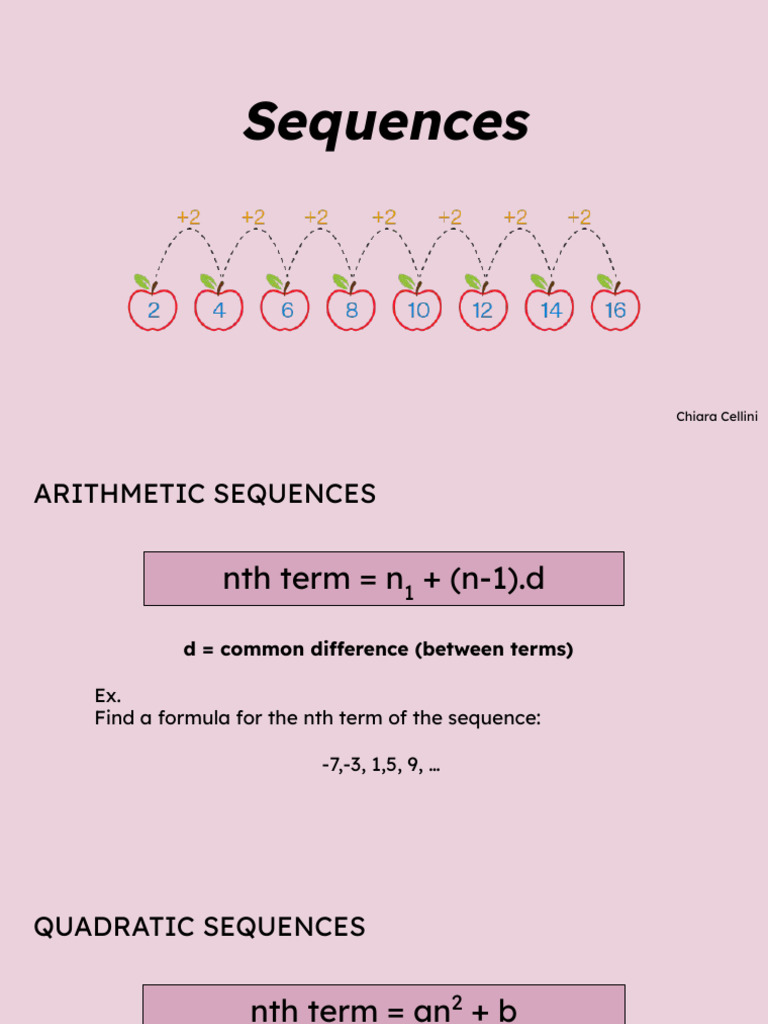 Mathematics Sequences | PDF