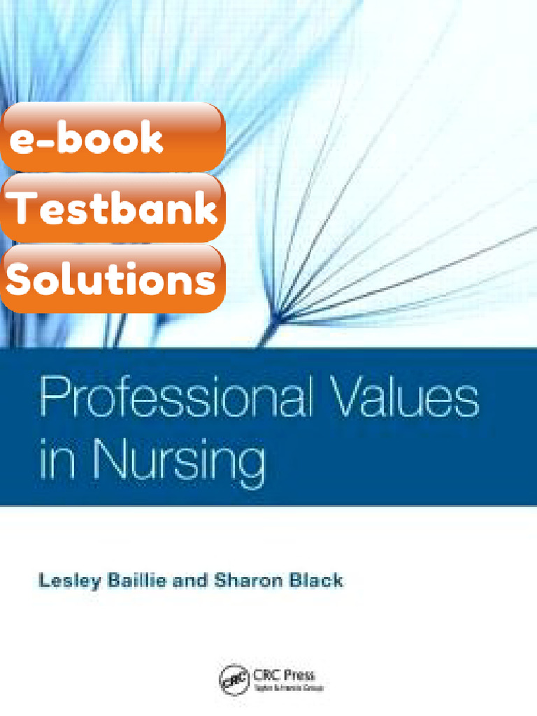 Testbank - Professional Values in Nursing | PDF | Subscription Business ...
