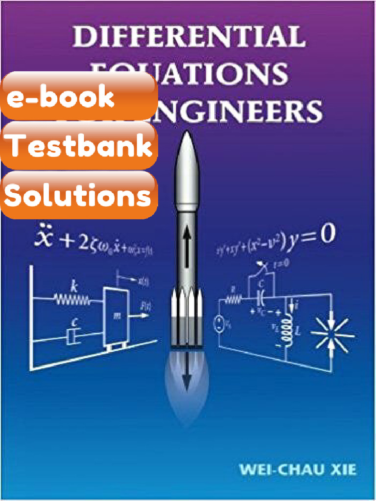 Testbank - Differential Equations For Engineers 1st Xie | PDF ...