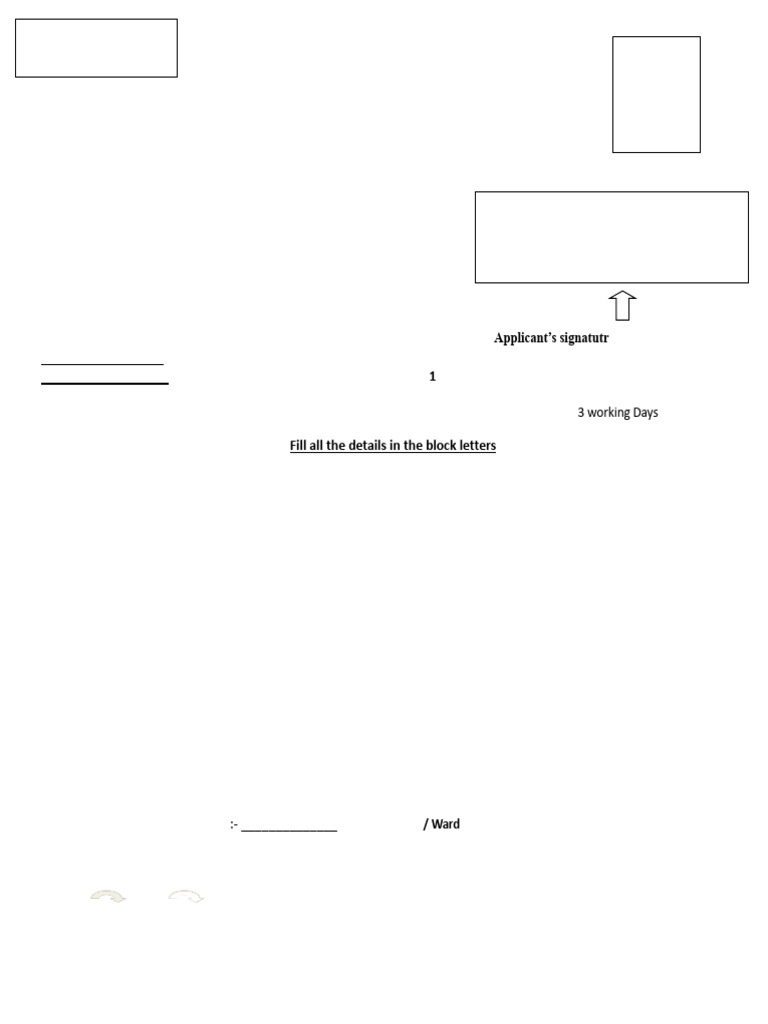 Application Form For Certify Copy of Ror: Service Payment Details | PDF