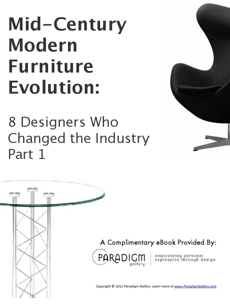 Mid-Century Modern Furniture Evolution: 8 Designers Who Changed The ...