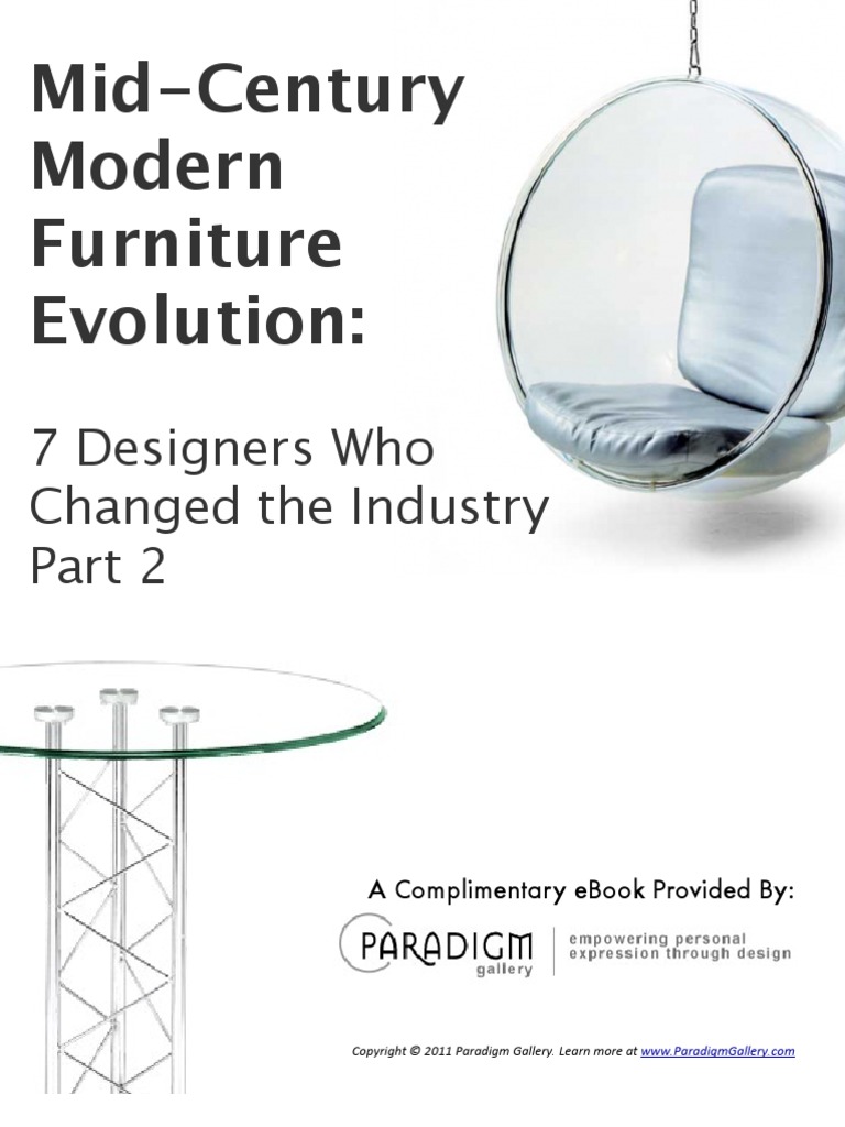Mid-Century Modern Furniture Evolution: 7 Designers Who Changed The ...