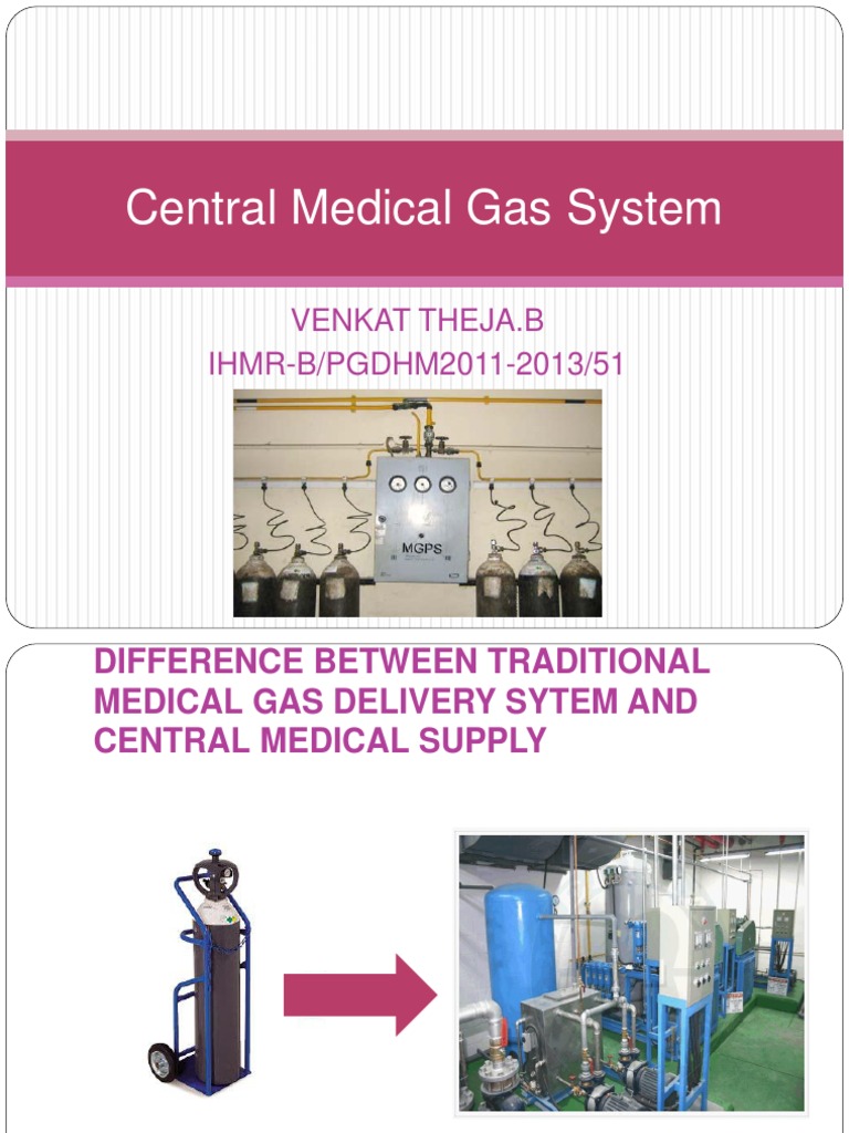 Central Medical Gas System | PDF | Gases | Gas Technologies