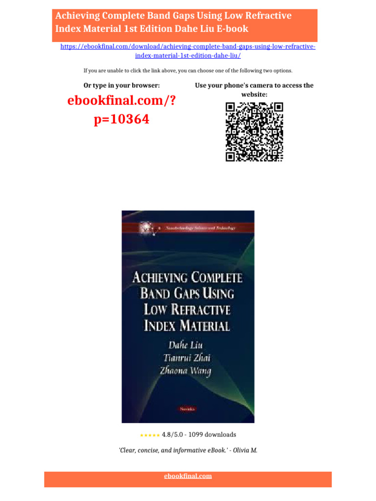 Achieving Complete Band Gaps Using Low Refractive Index Material 1st ...