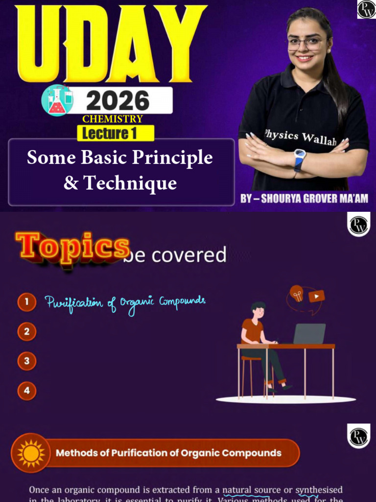 Some Basic Principle & Technique 01 Class Notes | PDF