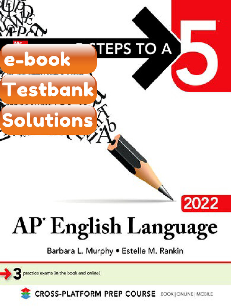 eBook & Testbank 5 Steps to a 5 AP English Language 2022 Barbara L ...
