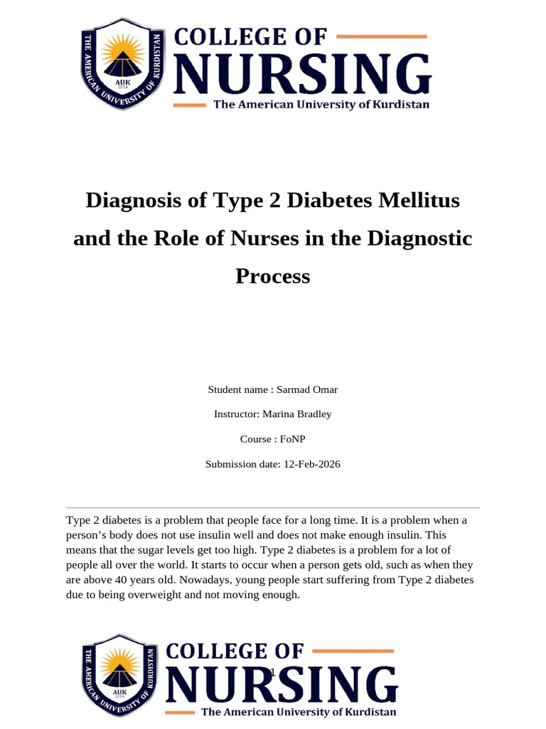 Sarmad Assignment 7 | PDF | Glycated Hemoglobin | Diabetes