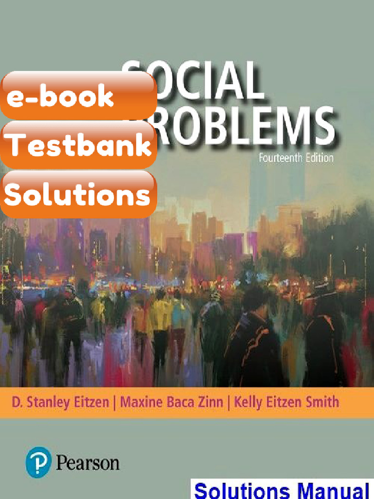 Testbank - Social Problems 14th Edition Eitzen | PDF | Services (Economics)