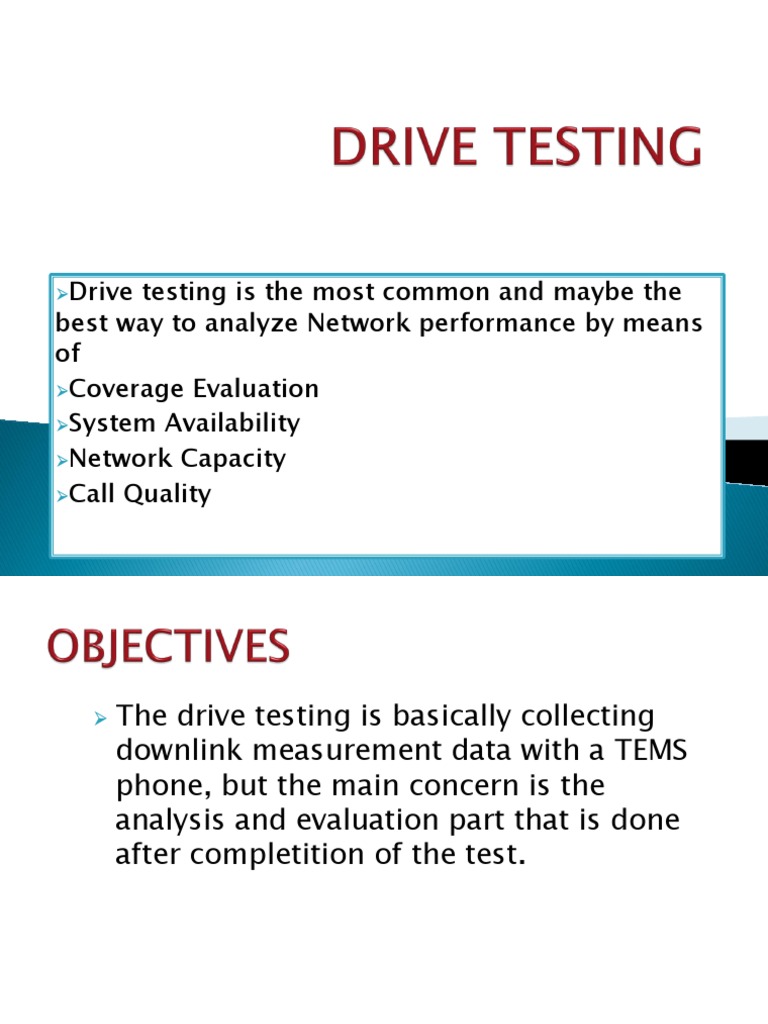 DRIVE TESTING - Presentation | PDF | General Packet Radio Service ...