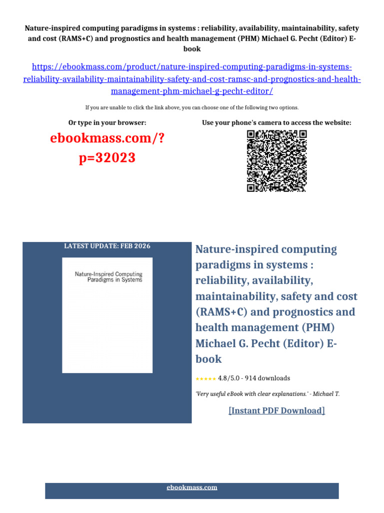 Nature-inspired computing paradigms in systems : reliability ...