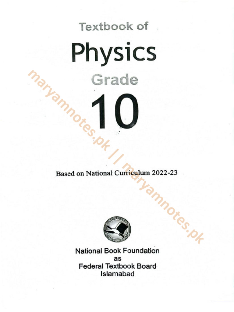 f10 Physics Book | PDF