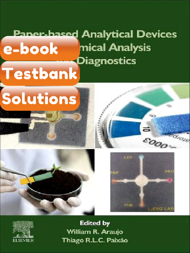 PaperBased Analytical Devics For Chemical Analyss and Diagnostis 1st ...