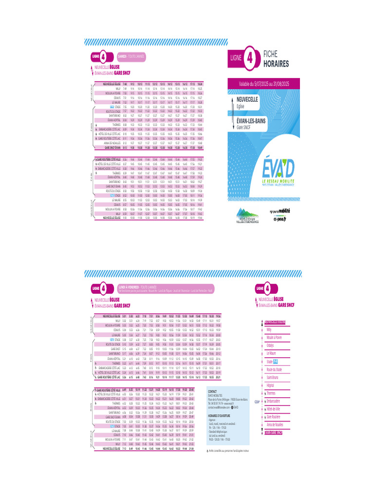 Horaire Ligne 4 Nemours