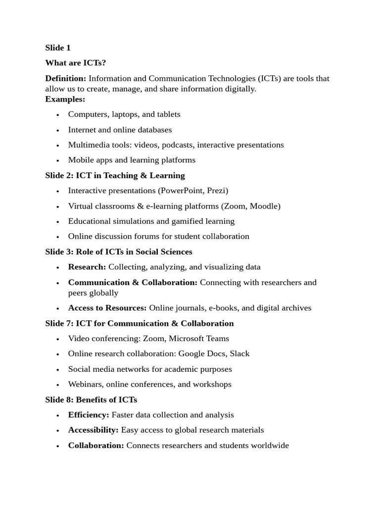 Icts | PDF
