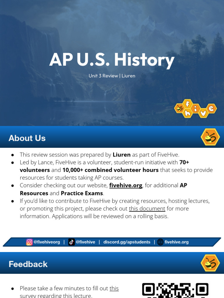AP U.S. History Unit 3 Lecture Slides | PDF | American Revolution ...