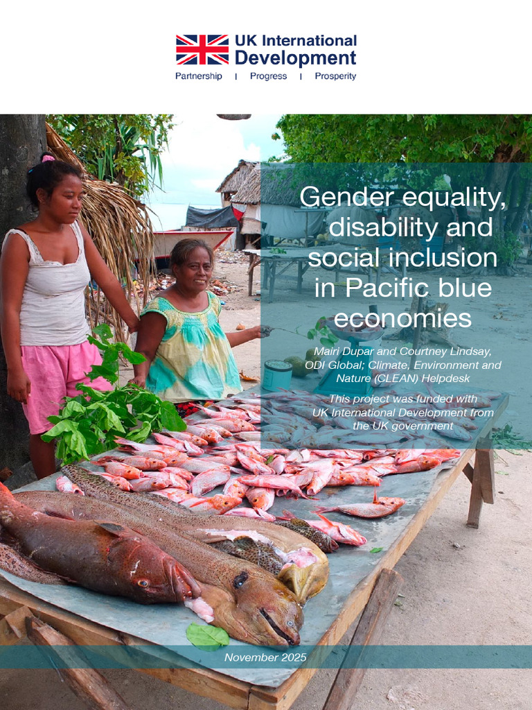 Gender Equality, Disability and Social Inclusion in Pacific Blue ...
