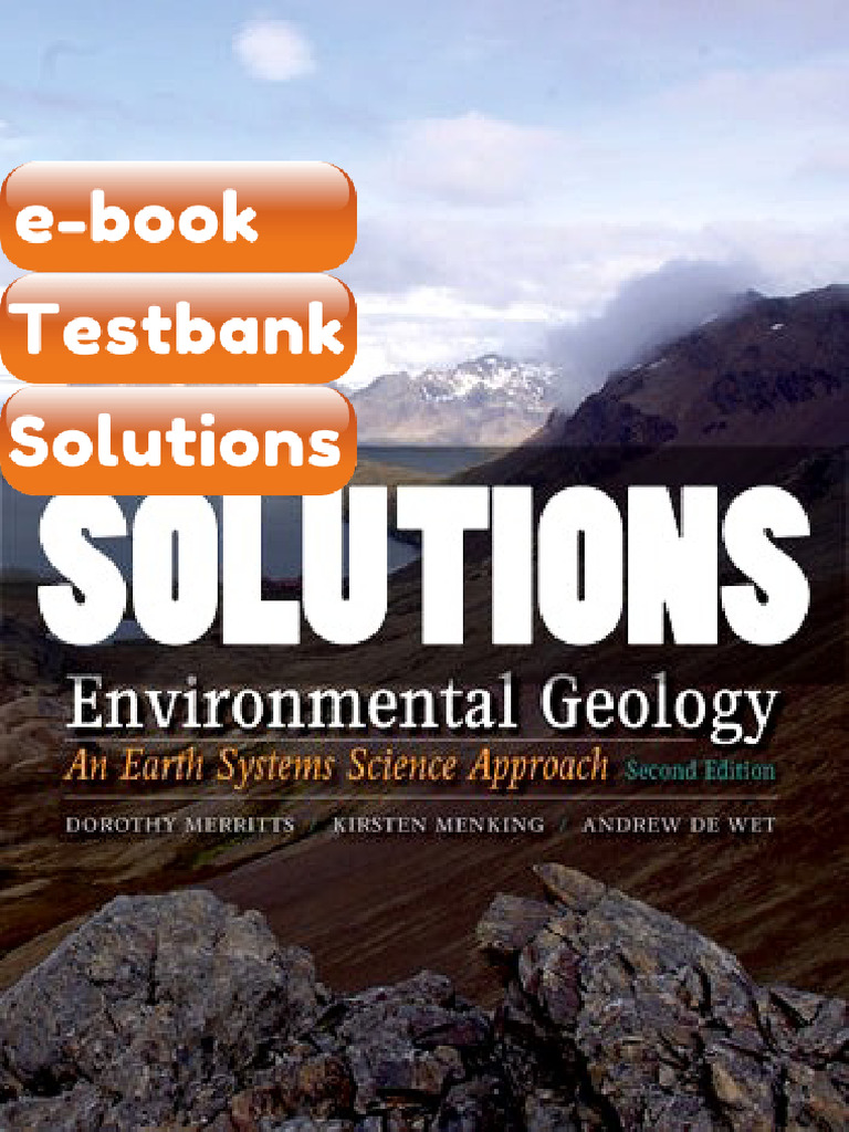 eBook & Testbank Environmental Geology an Earth Systems Approach 2 Ed ...