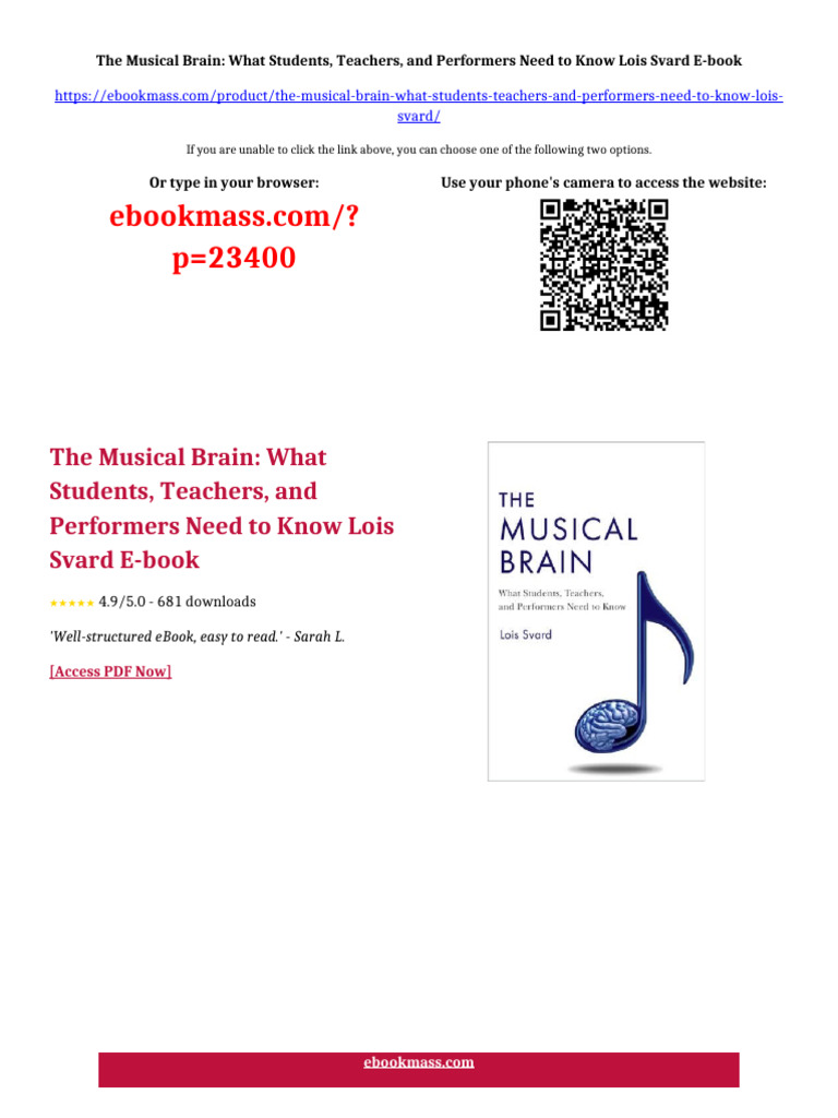 The Musical Brain: What Students, Teachers, and Performers Need to Know ...