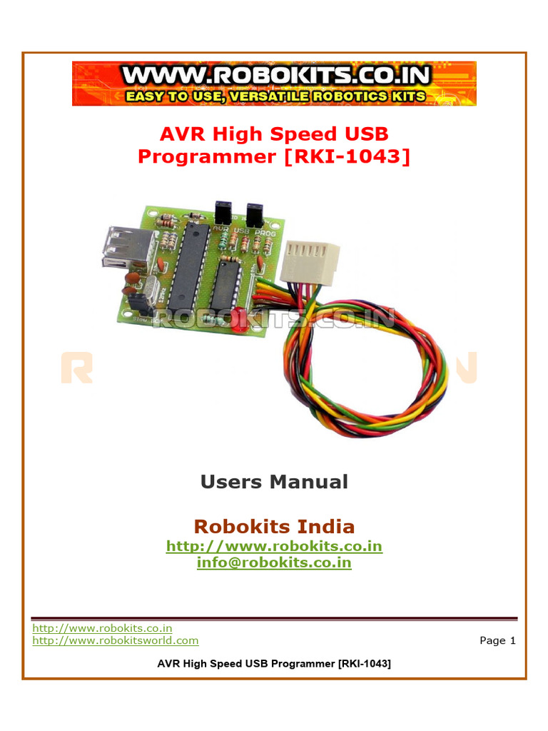 USB Programmer Documentation | PDF | Computer Science | Computer ...