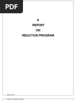 Microsoft Word - Induction Training Report | PDF | Turbocharger | Business