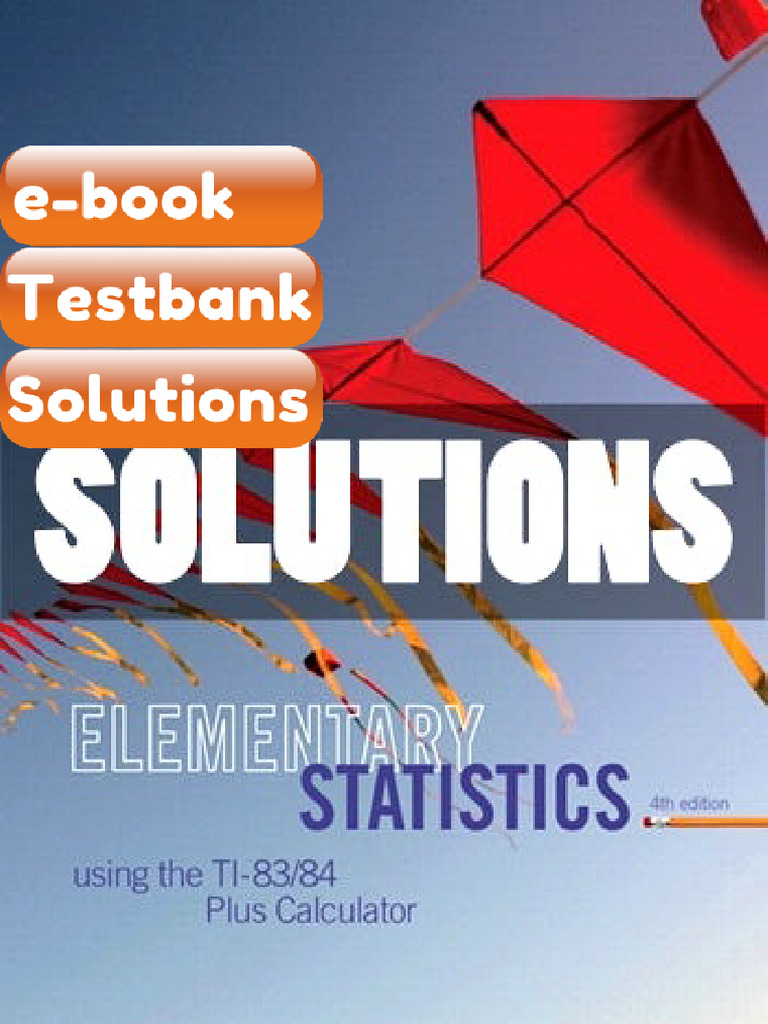 eBook & Testbank Elementary Statistics 6 Ed Larson | PDF | Subscription ...