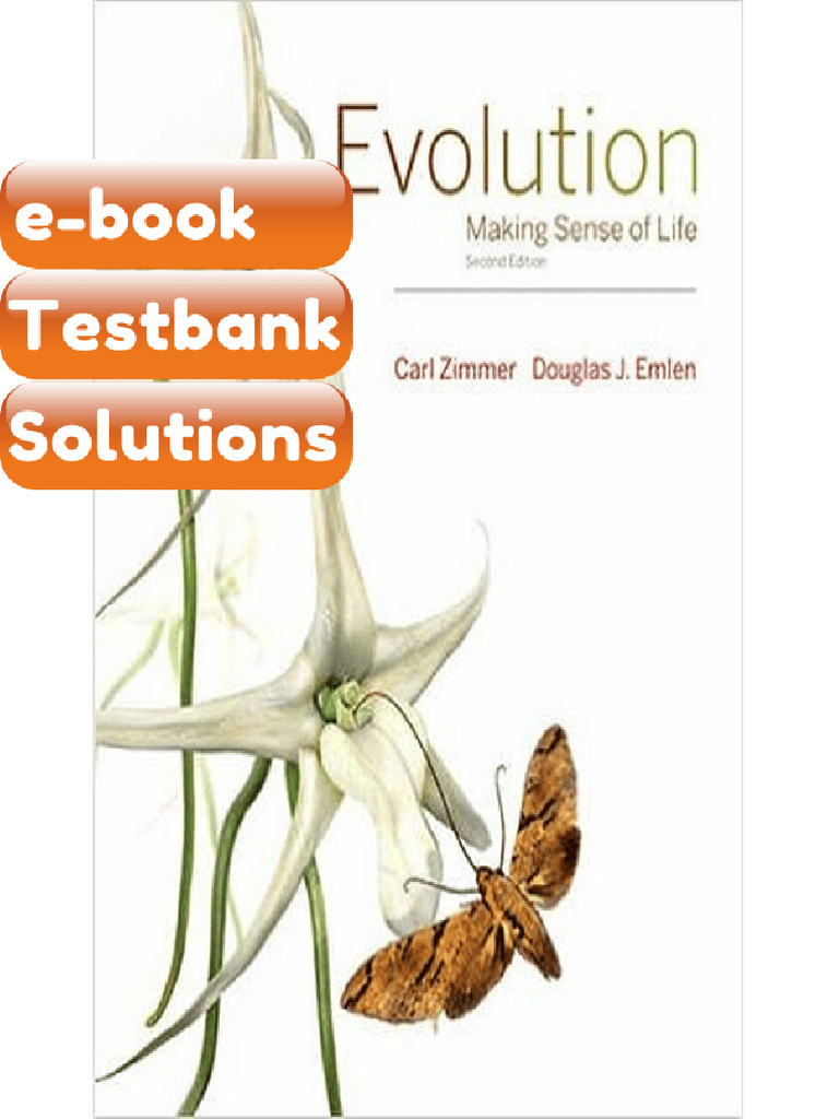 Testbank - Evolution Making Sense of Life 2nd Edition by Carl Zimmer ...