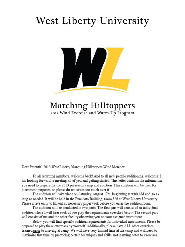 Flute Warm Ups and Exercises 2013 | PDF | Musicology