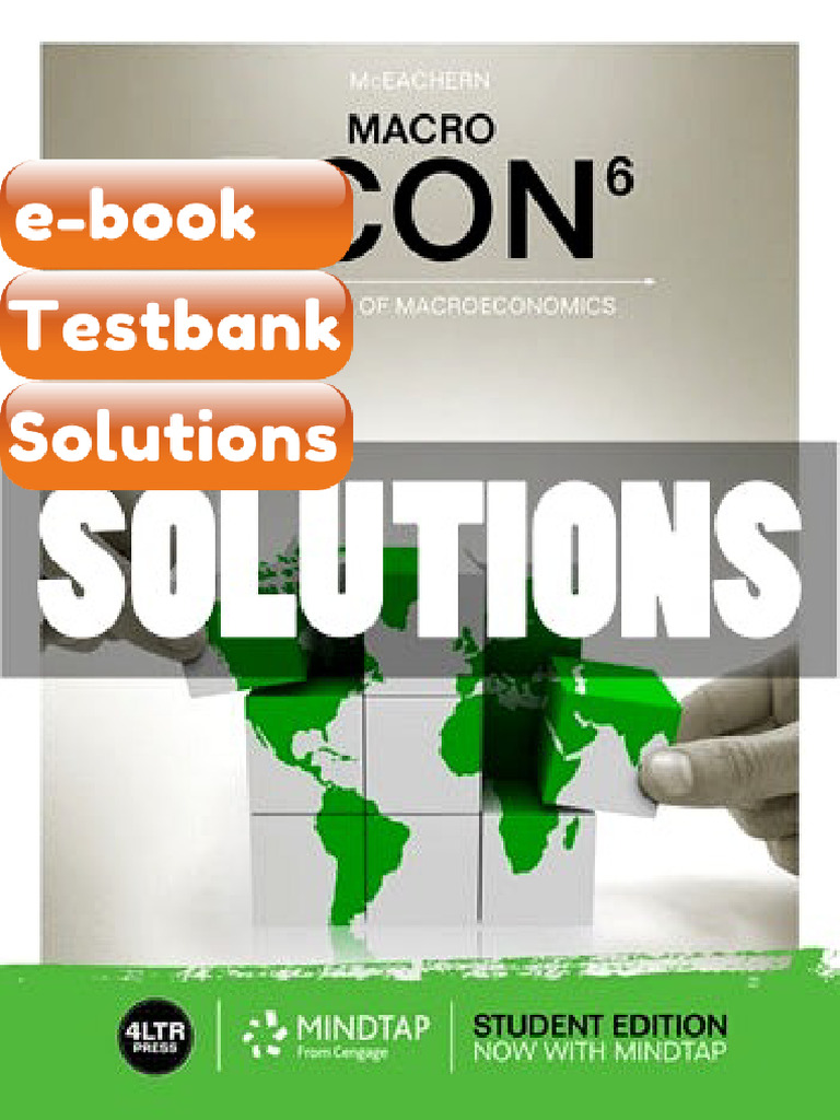 eBook & Testbank ECON MACRO 6 Ed McEachern | PDF | Subscription ...