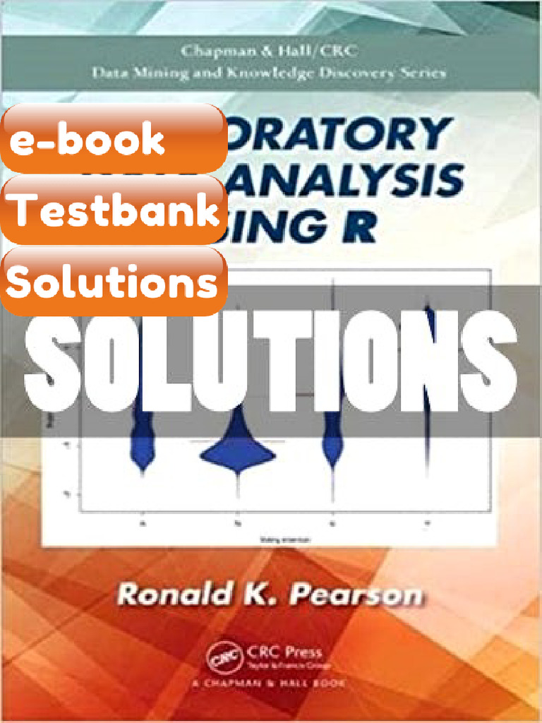 Testbank - Exploratory Data Analysis Using R 1 Ed Pearson | PDF ...