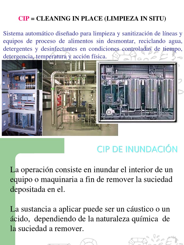 Sistema Cip | PDF | Detergente | Agua