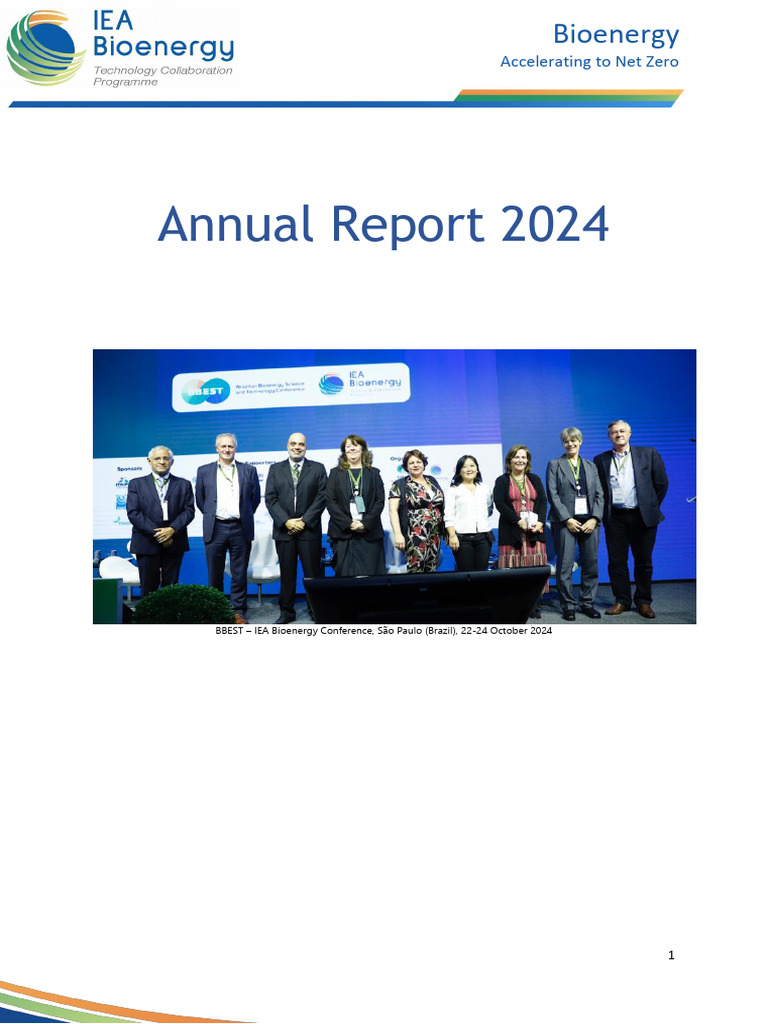 IEA Bioenergy Annual Report 2024: Accelerating To Net Zero | PDF ...