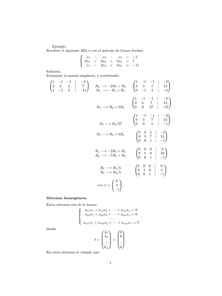 X X X X X X X X X: Sistemas Homog Eneos | PDF | Objetos matemáticos ...