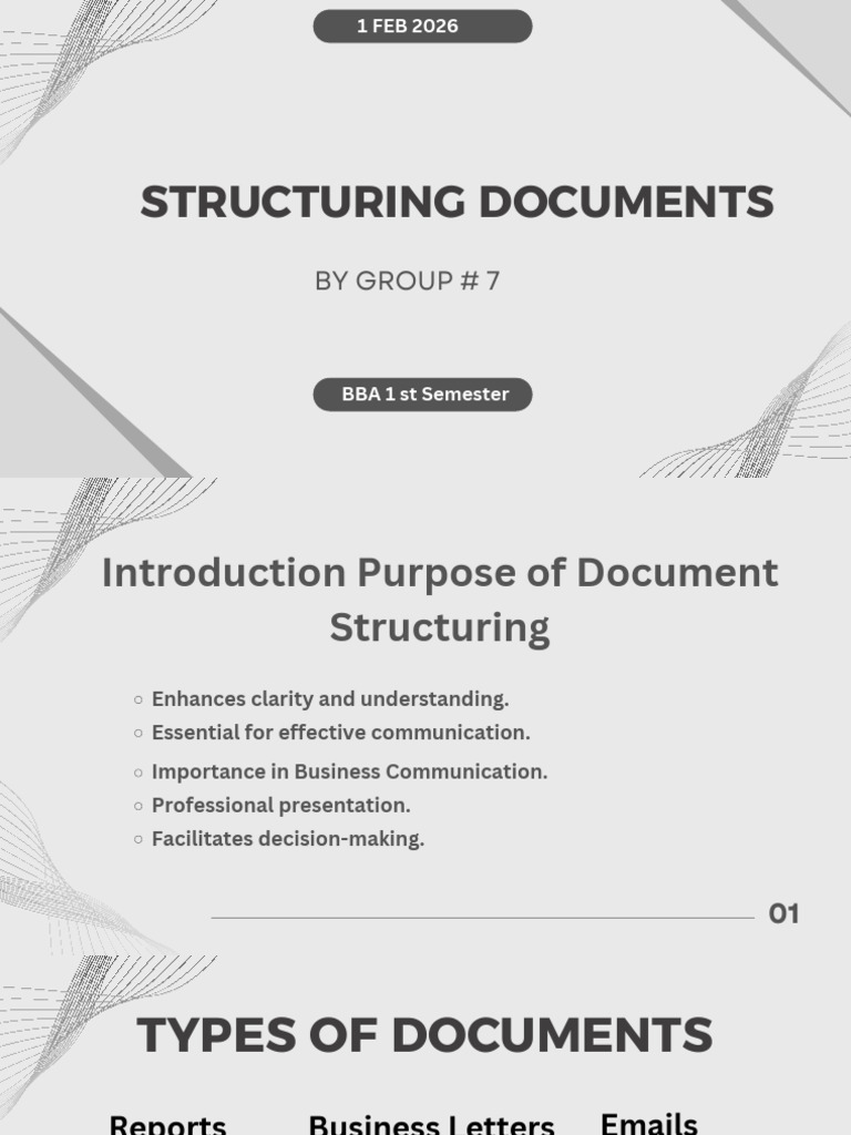 Structuring Documents BBA 1st Group 7 Presentation (2).Pptx-compressed ...